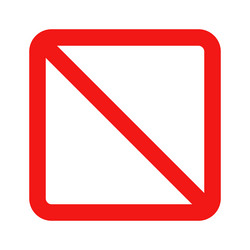 Stop sign icons of prohibition or warning Vector Image