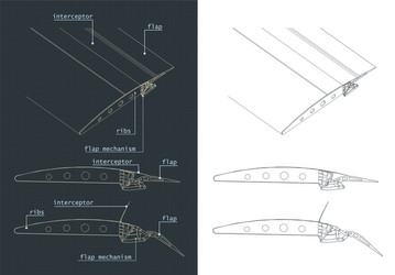 Aircraft Technical Drawing Vector Images (over 150)