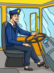 Bus Driver Cartoon Vector Images (over 1,700)