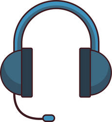 Music earpods cartoon Royalty Free Vector Image