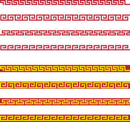 Chinese border design Royalty Free Vector Image