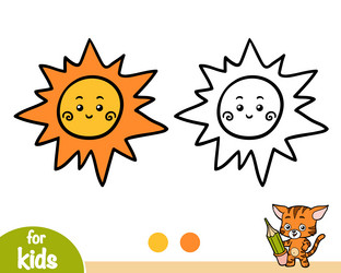 Sun Coloring Book Vector Images (over 4,300)