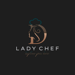 Letter d beauty butterfly crown logo design Vector Image