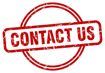 Contact us stamp contact us label round grunge Vector Image