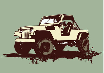 Old Military Jeep Vector Images (95)