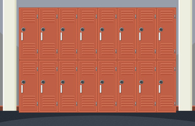 Front of lockers background Royalty Free Vector Image