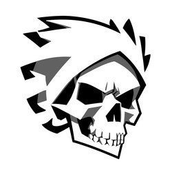 Mohawk Skull Vector Images (over 540)
