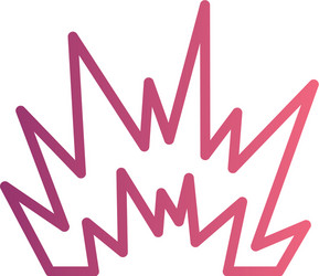 Blast icon Royalty Free Vector Image - VectorStock