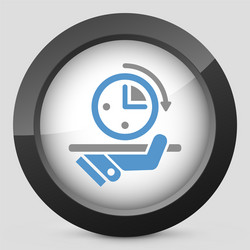 Time for service Royalty Free Vector Image - VectorStock