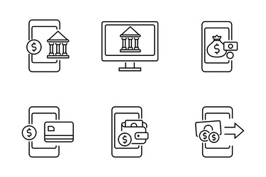 Digital Banking Icons Vector Images (over 97,000)