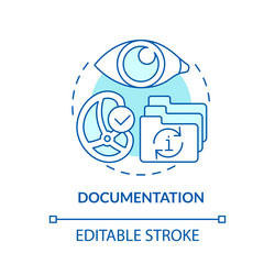 Validation and verification concept icon Vector Image