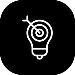 Problem solving creativity business icon Vector Image