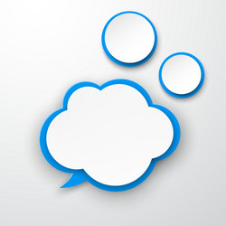 Round paper label on balloons Royalty Free Vector Image