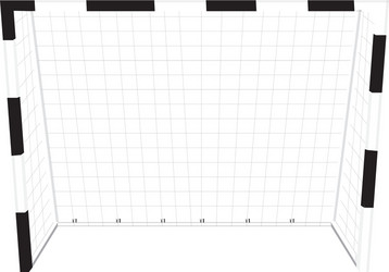 Sooccer metal gate pictogram print Royalty Free Vector Image