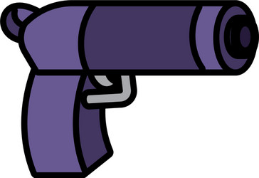 Toy gun cartoon Royalty Free Vector Image - VectorStock