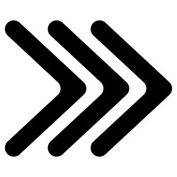 Chevron circle icon simple flat Royalty Free Vector Image