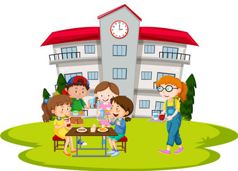 Break Time Clip Art Kids