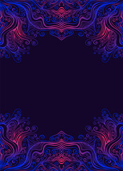 Bright blue and pink border abstract background Vector Image