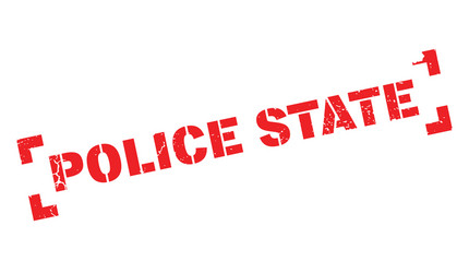 Police state rubber stamp Royalty Free Vector Image