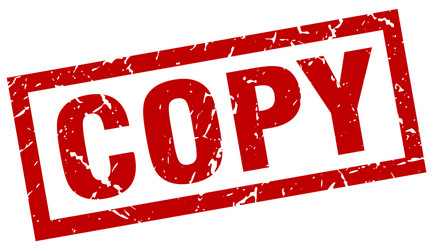 Grunge red uncontrolled copy word hexagon rubber Vector Image