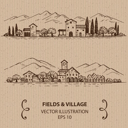 Wooden Village Vector Images (over 14,000)