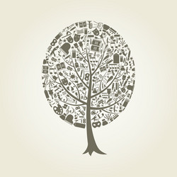 Tree of science Royalty Free Vector Image - VectorStock