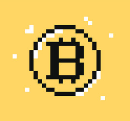 Bitcoin Pixel Art Vector Images (over 160)