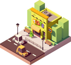 Jewelry shop isometric composition Royalty Free Vector Image