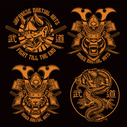 Samurai 0015 Royalty Free Vector Image - VectorStock