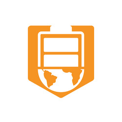 Global energy logo design template Royalty Free Vector Image