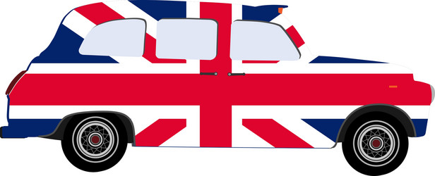 London city with symbols Royalty Free Vector Image