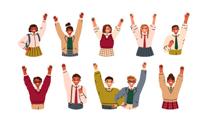 Boy Hands Up Vector Images (over 6,400)