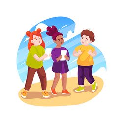 Chorus rehearsal isolated cartoon Royalty Free Vector Image