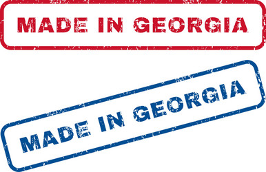 Made in georgia rubber stamp Royalty Free Vector Image