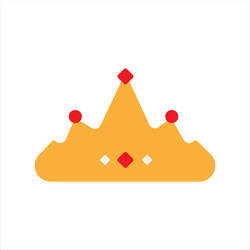 Cute cartoon crown Royalty Free Vector Image - VectorStock