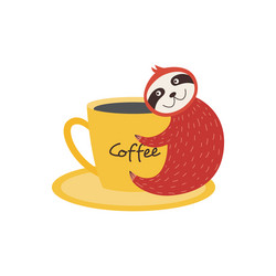 Cute Sloth Coffee Cartoon Vector Images (over 300)