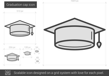 Graduation Cap Line Vector Images (over 12,000)