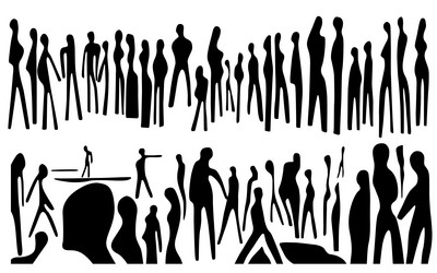 Abstract People Vector Images (over 380,000)