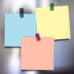 Sticky notes wallpaper Royalty Free Vector Image
