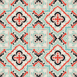 Damask seamless pattern Royalty Free Vector Image