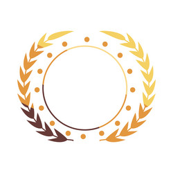 Flat anniversary seal Royalty Free Vector Image