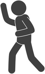 Olympic sport pictogram judo Royalty Free Vector Image