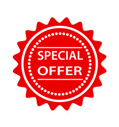 Red tag sale shopping online design Royalty Free Vector