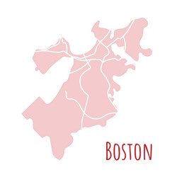 Map Boston Outline Vector Images (over 250)