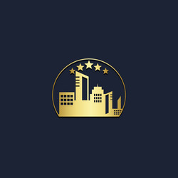 Logo Gold Building Vector Images (over 8,700)