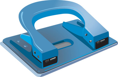 Coloured paper punch Royalty Free Vector Image