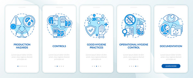 Planning approach to haccp circle infographic Vector Image Planning approach to haccp circle infographic Vector Image