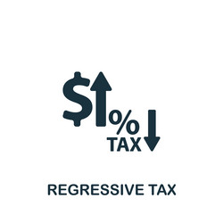 Tax exemption icon monochrome simple sign from Vector Image