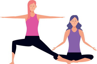 Yoga Poses Vector Images (over 44,000)