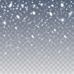 Falling snow background snowfall Royalty Free Vector Image